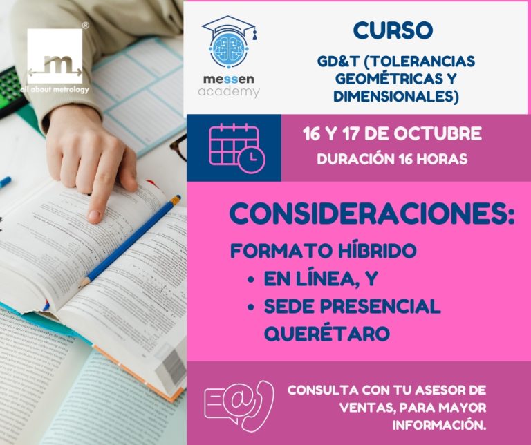 Curso: GD&T (Tolerancias Geométricas y Dimensionales) - Grupo Mess